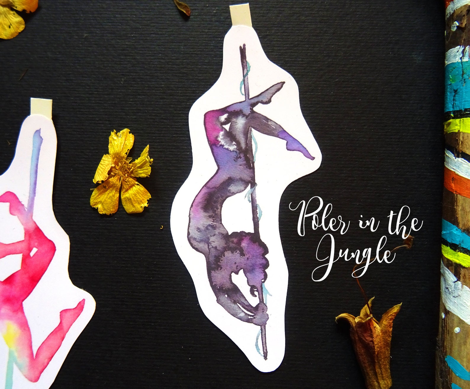 Set of 5 Pole Dancer Stickers. Poledance Stationery. Pole - Etsy UK
