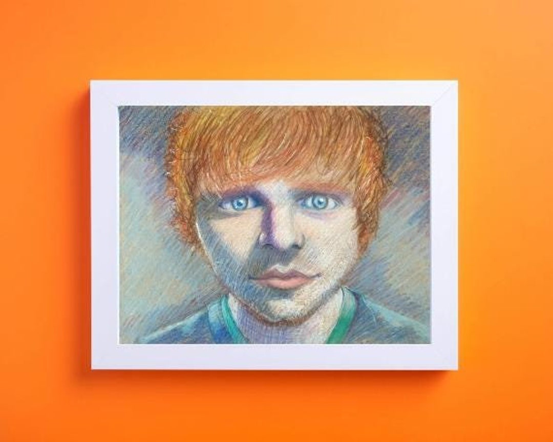 Ed Sheeran, Fine Art Print, 11 X 14, , Unique Portrait, Art Prints for ...