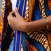 Orange and Blue African Print Ankara Kimono - Etsy