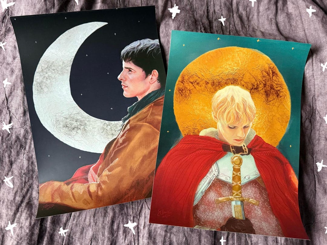 Merlin/arthur A4 Art Prints - Etsy
