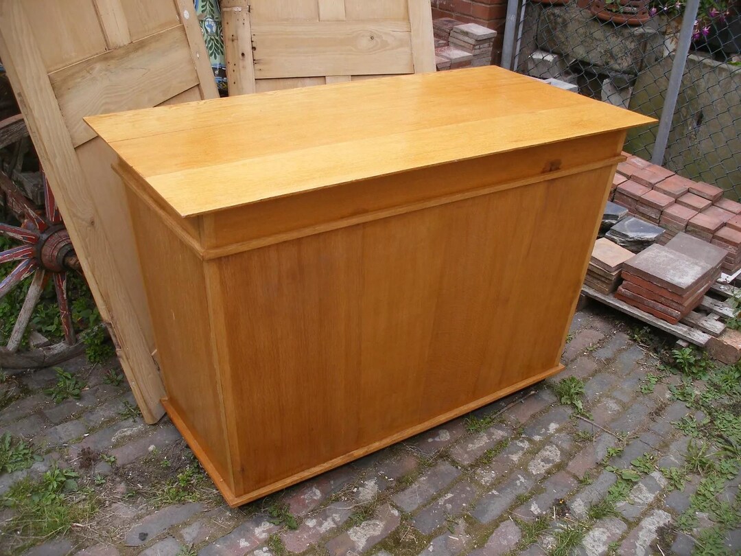 Solid Oak 1950s Church Holy Communion Table / Kitchen Island - Etsy