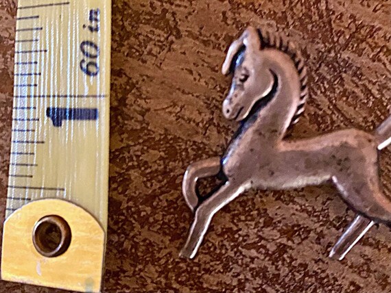 Vintage Western Horse Pin (Brooch) - Gem