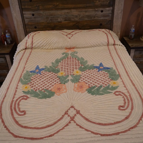 Chenille Bedspread - Etsy