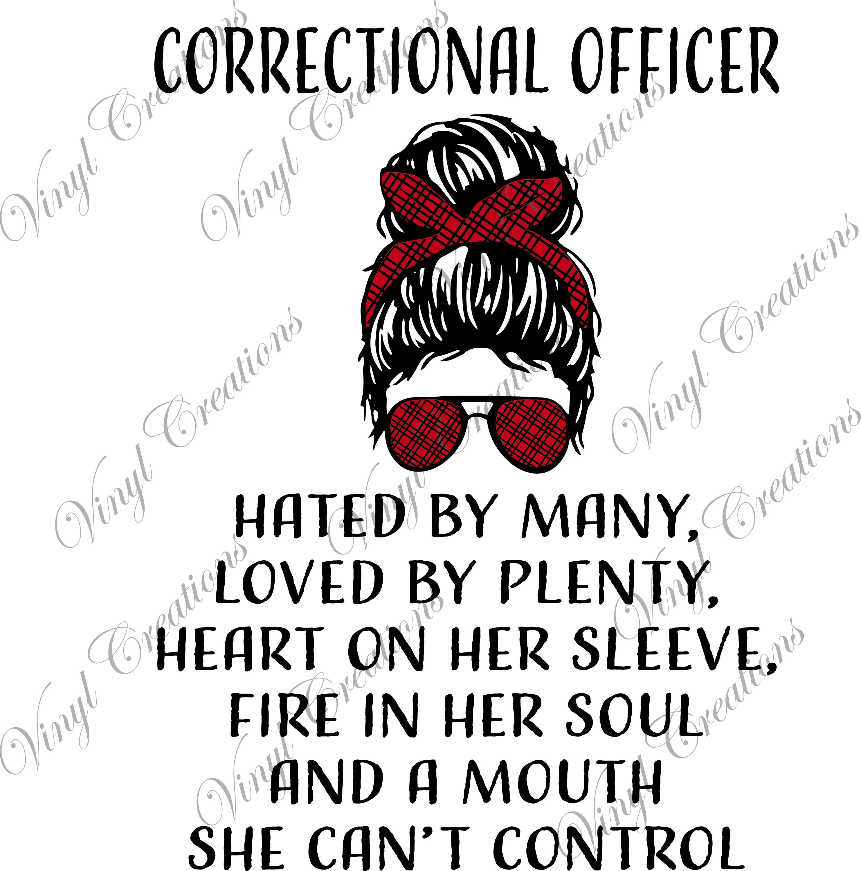 Correctional Officer SVG, PNG Files Cricut READY! - Etsy