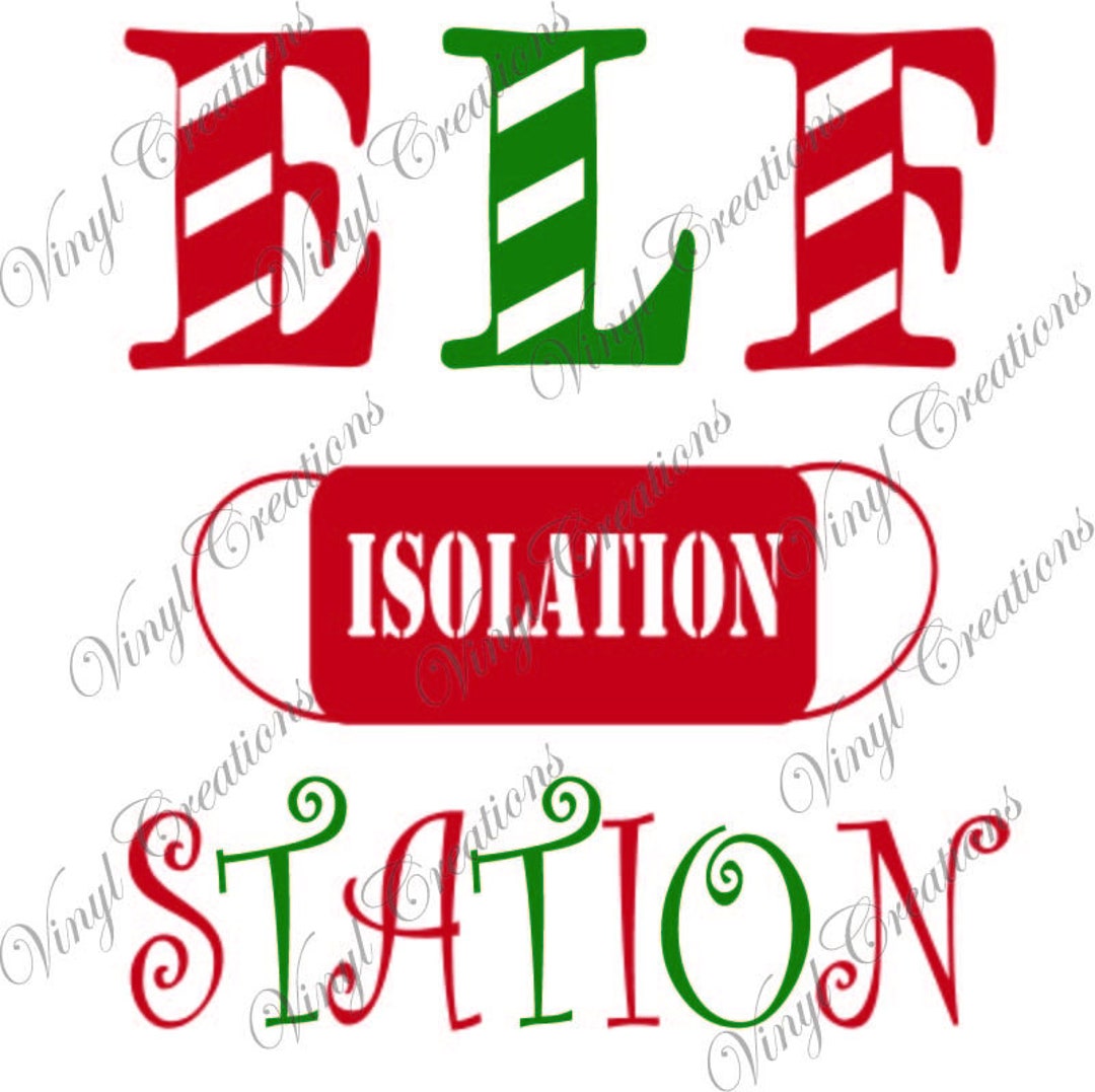 Elf Isolation Station SVG, PNG Files Circuit READY! - Etsy