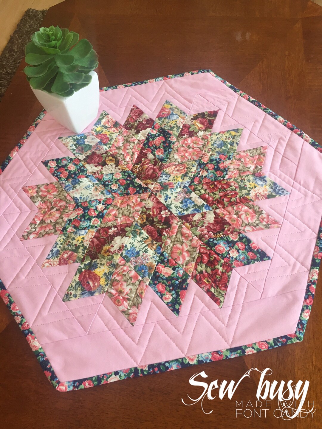 Center Piece Tabletopper Handmade Table Topper With Flower - Etsy