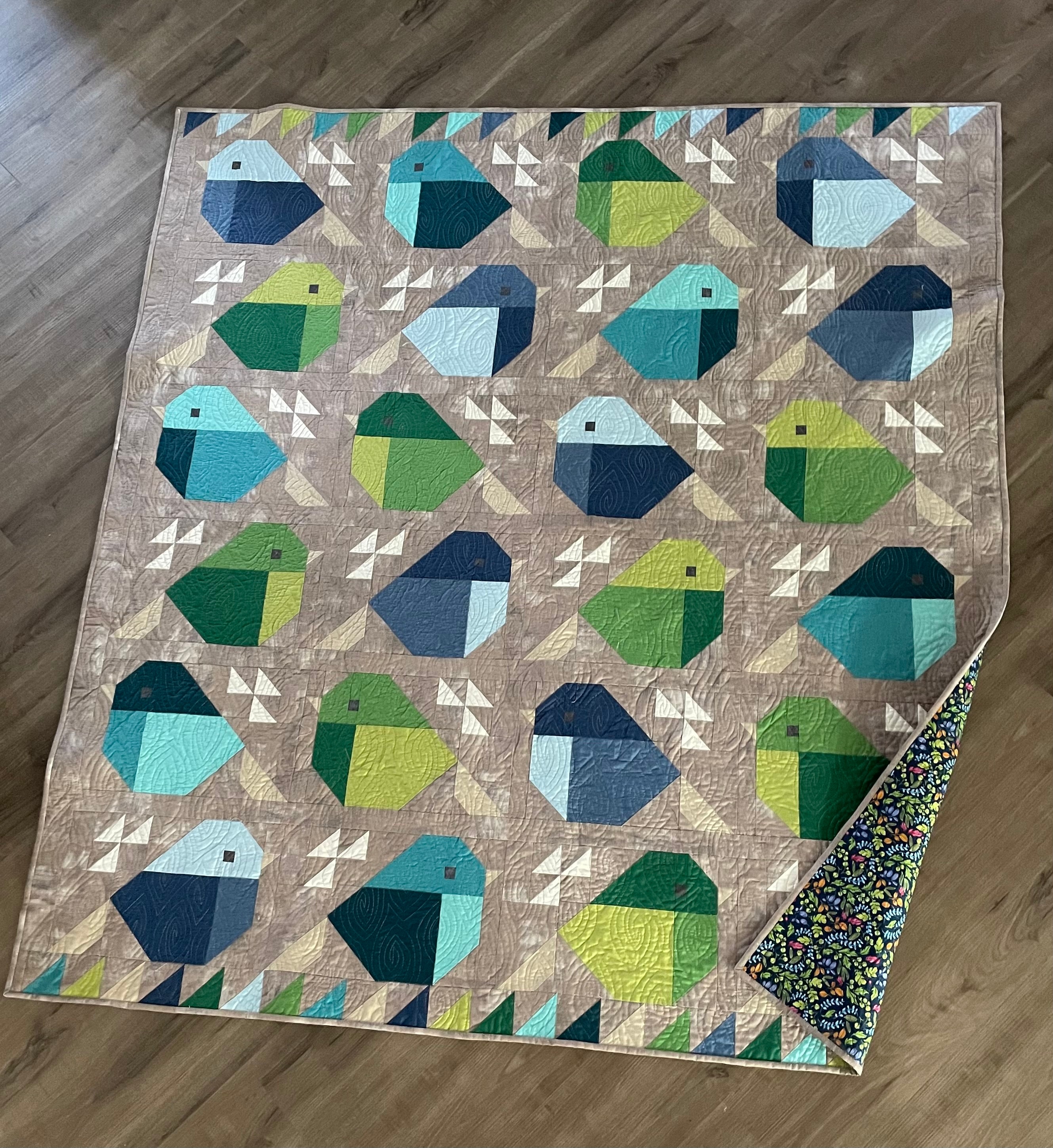 Sparrow Quilt, Handmade Quilt - Etsy Canada