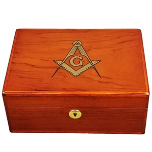 Hillwood Rosewood Masonic Gents Valet Box With Lock (YM016V) - Etsy