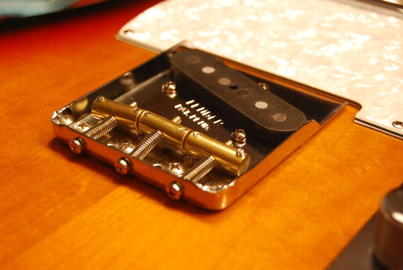 Fender Vintage Telecaster Bridge - W/custom Compensated Saddles to Fit ...