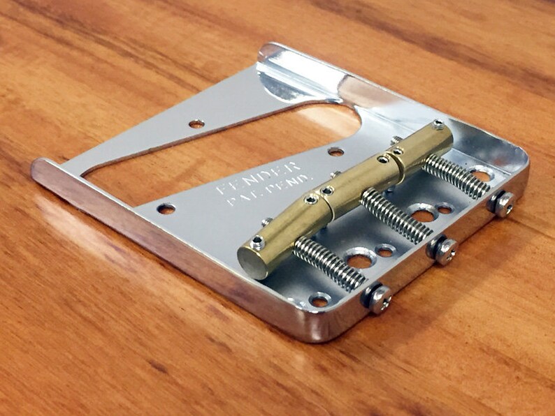 Fender Vintage Telecaster Bridge - W/custom Compensated Saddles to Fit ...
