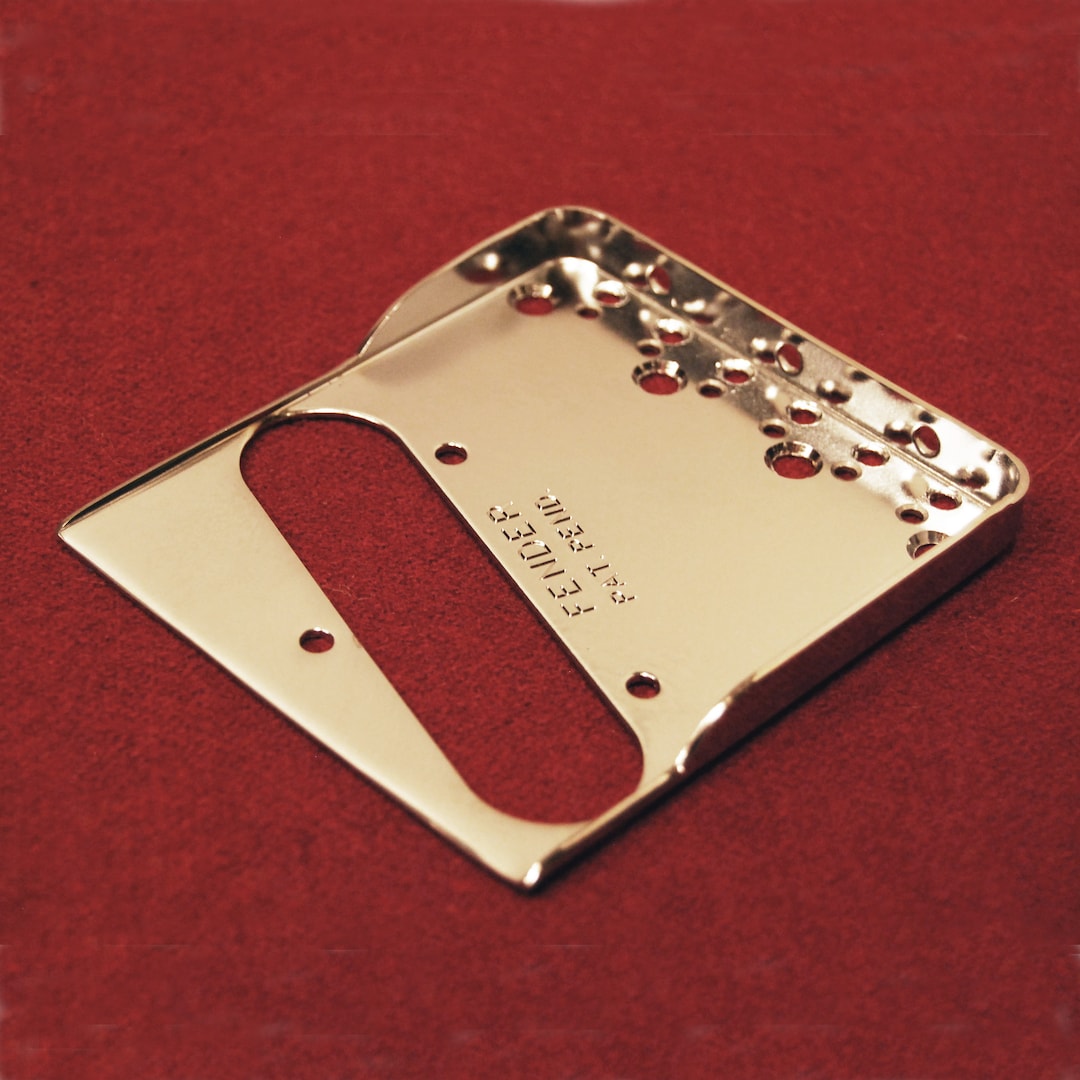 Fender Vintage Style Telecaster Bridge Plate W/ Hybrid Double Notches ...