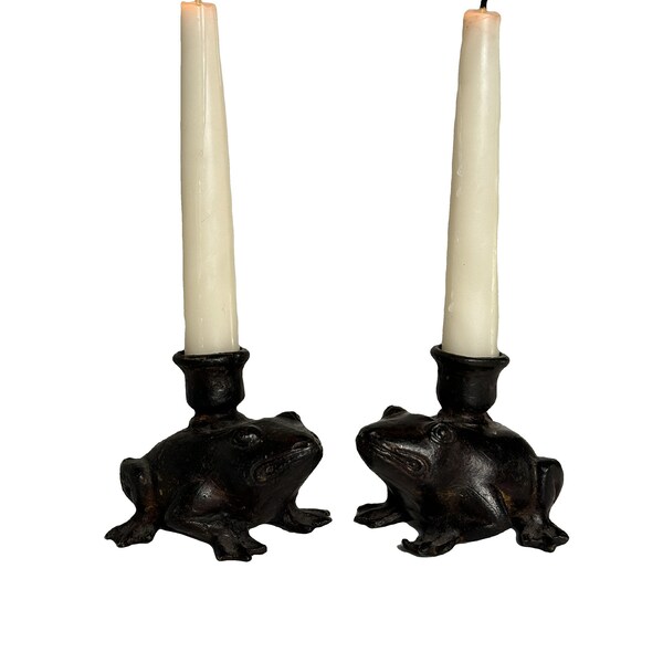 Frog Candlestick - Etsy