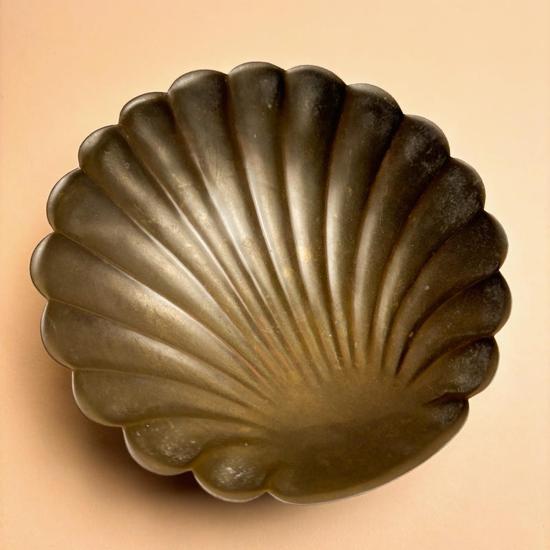 Brass Shell Dish - Etsy