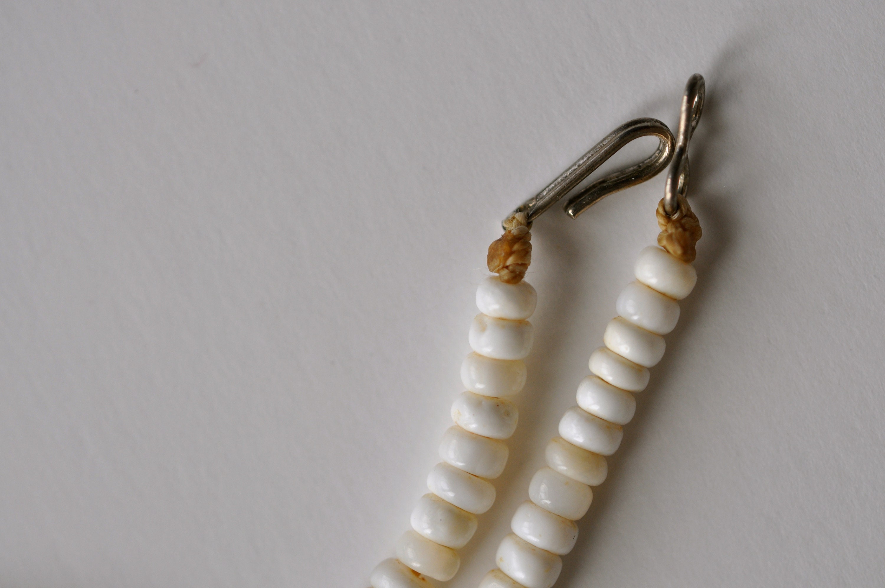 Vintage Native American White and Blue Sea Shell Beaded | Etsy