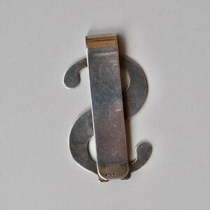 Vintage Sterling Silver Dollar Sign Money Clip - Etsy