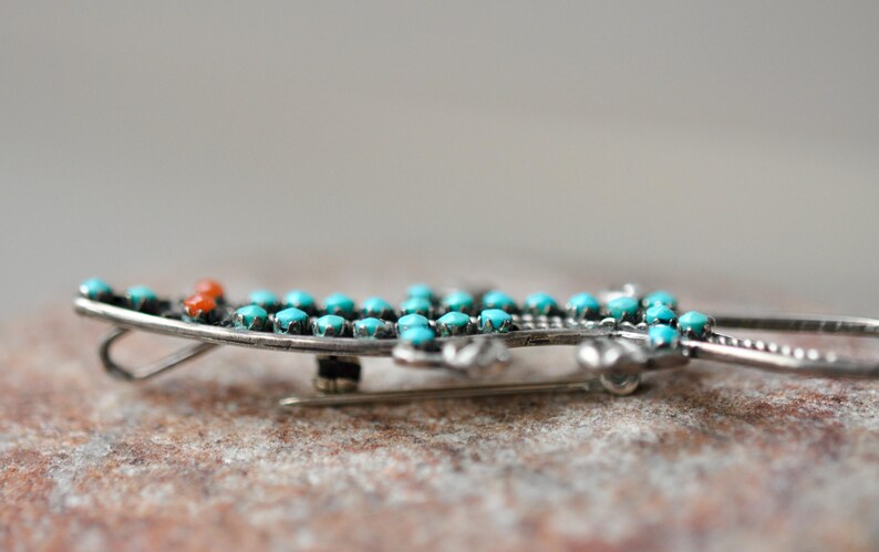 Vintage Native American Lizard Brooch/pendant by Zuni Artist Alonzo ...