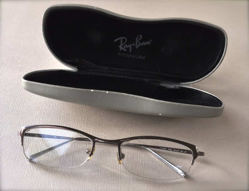 Vintage Ray-ban Titanium Glasses With Original Case - Etsy