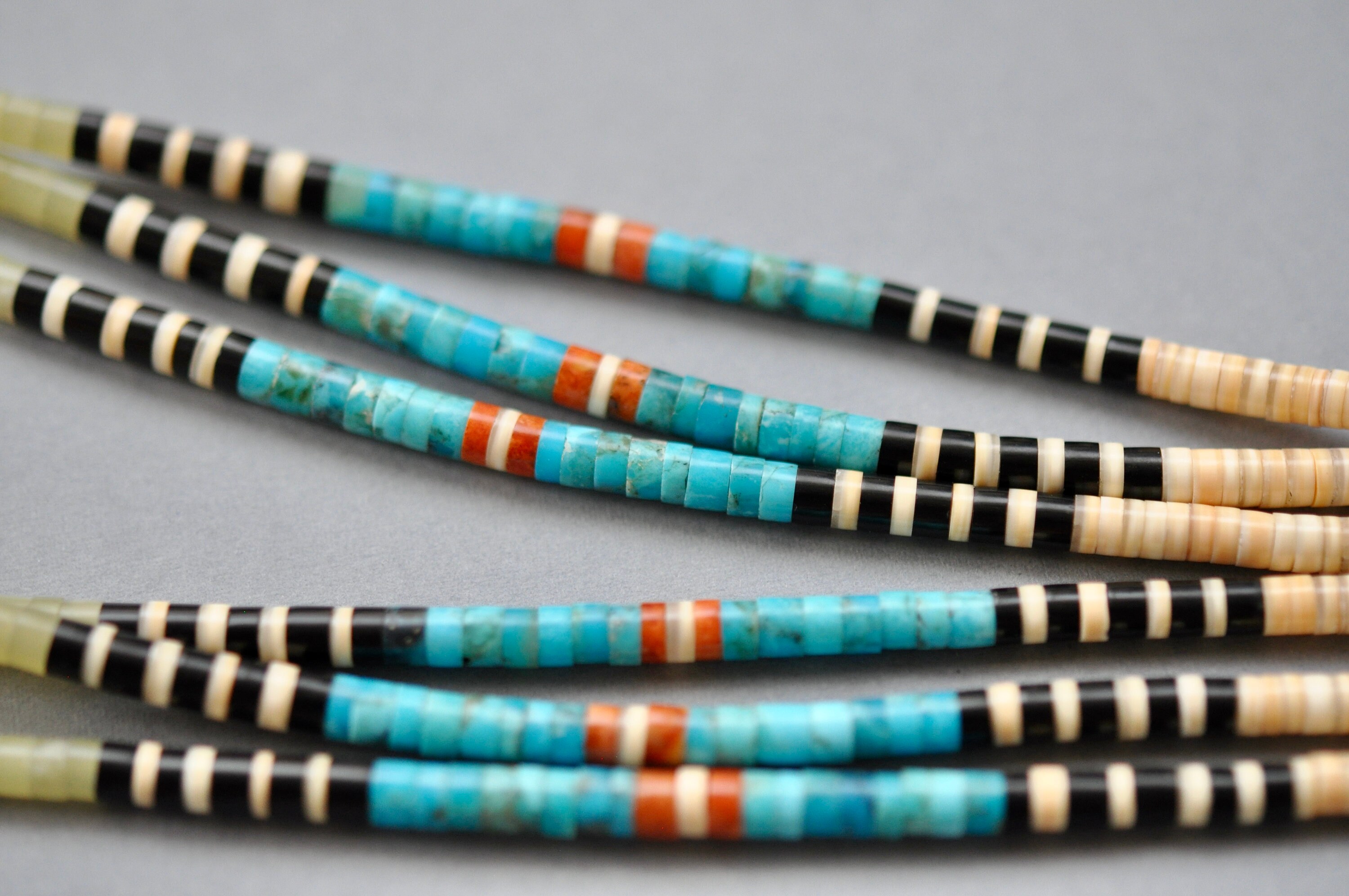 Native American Multi Strand Heishi Necklace by Kewa Artist - Etsy