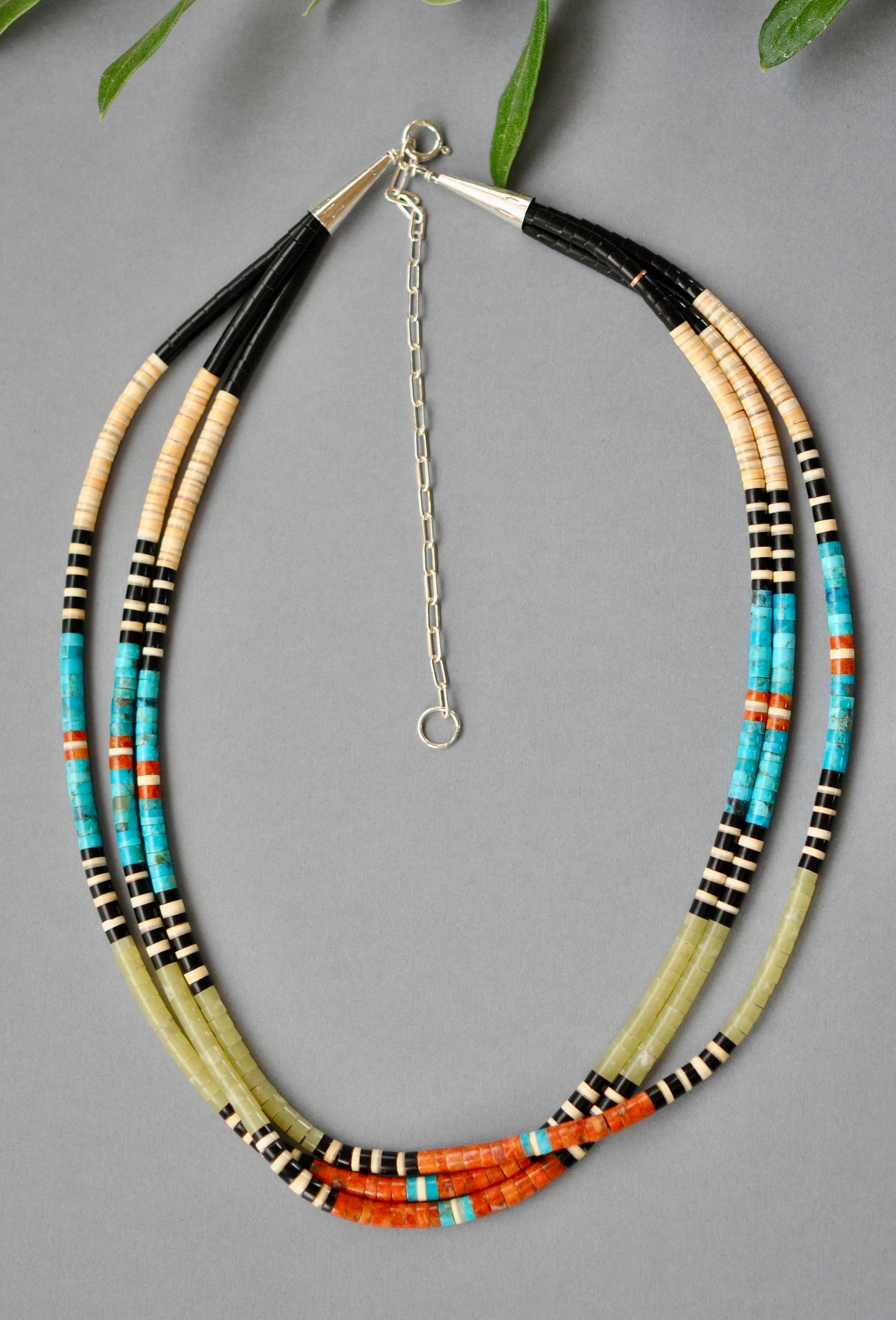 Native American Multi Strand Heishi Necklace by Kewa Artist - Etsy