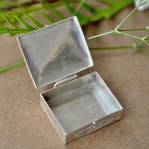 Vintage Native American Sterling Silver Pill Box bell - Etsy