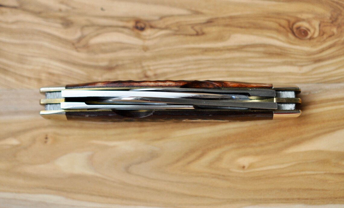 Vintage Case XX USA 6488 4 Blades Congress Red Bone Knife 7 - Etsy