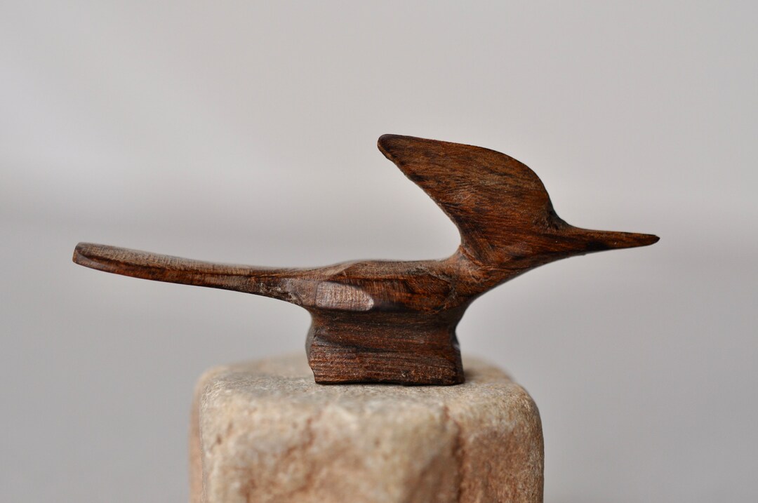 Native American Small Wooden Carving Fetish Roadrunner - Etsy