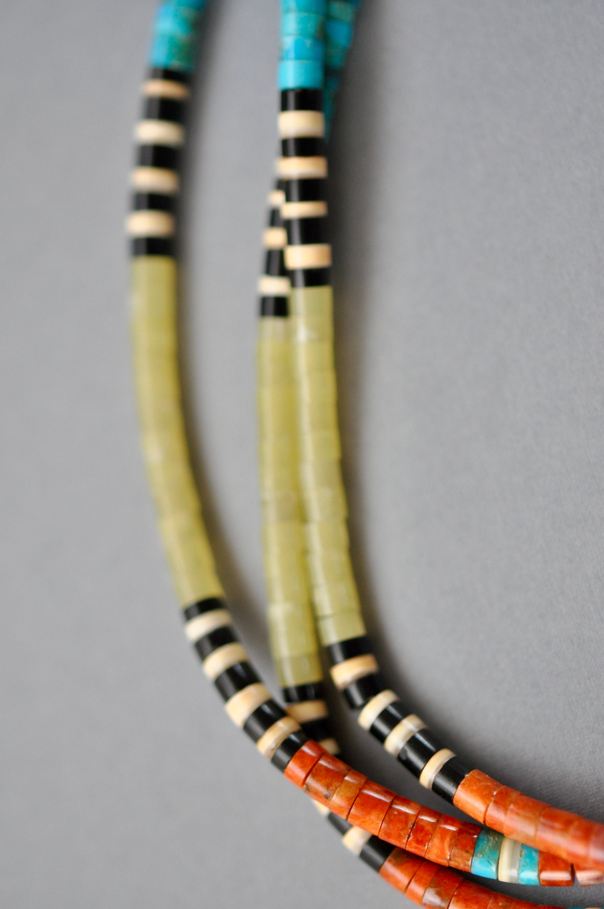 Native American Multi Strand Heishi Necklace by Kewa Artist - Etsy