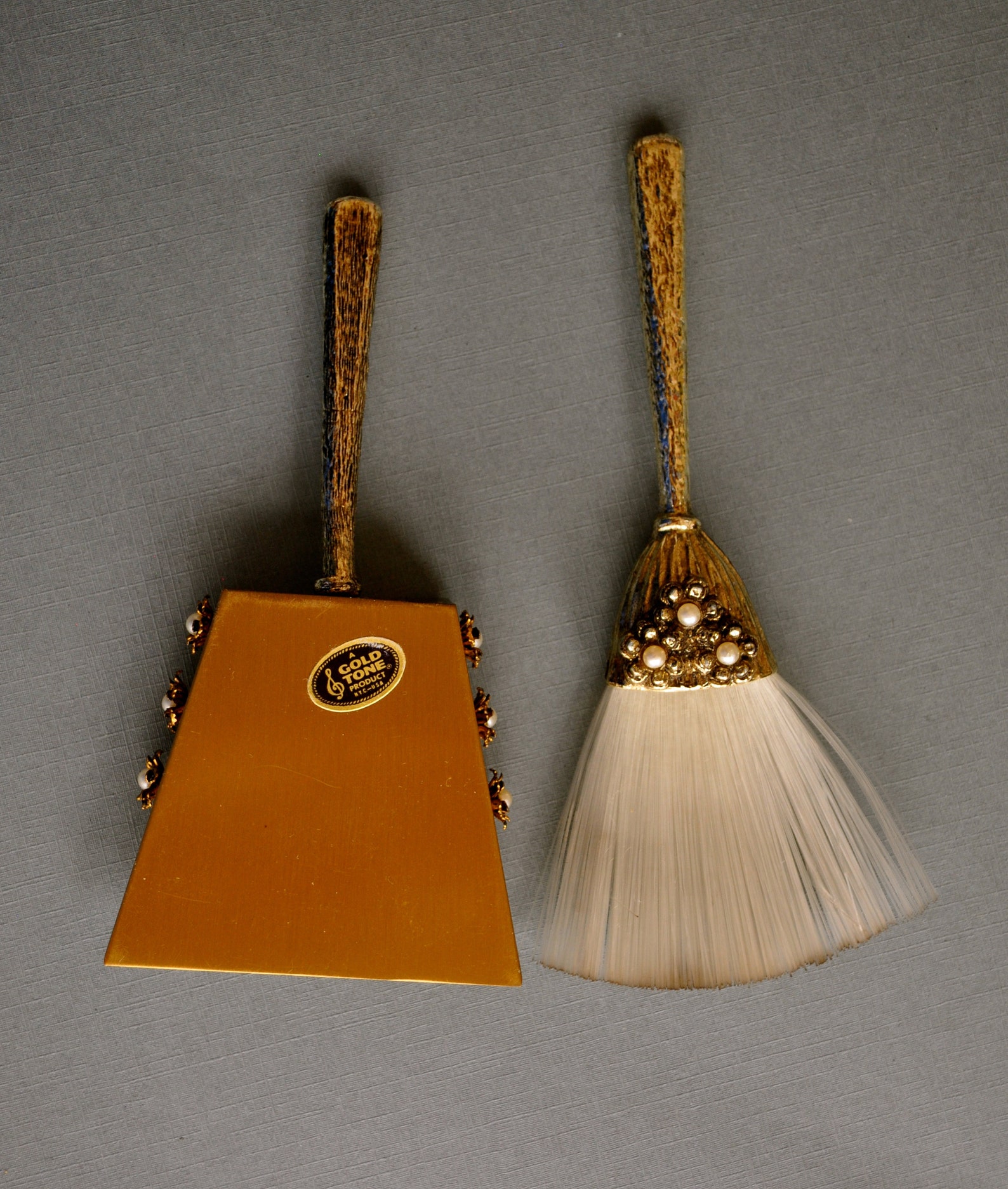 Vintage Brass gold Tone Product Table Duster - Etsy