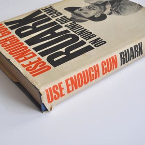 Vintage use Enough Gun on Hunting Big Game Book by Robert Ruark 1966 - Etsy
