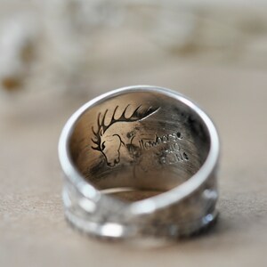 Native American Sterling Silver Zia Symbol Ring by Artist Robert ...