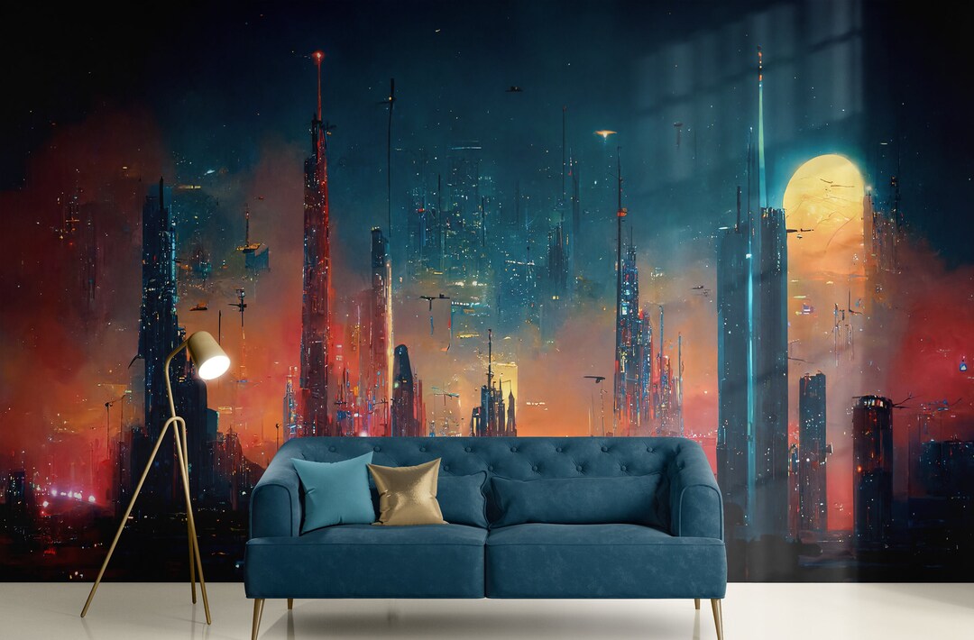 City Wallpaper Peel and Stick Wallpaper Removable Traditional Pre ...