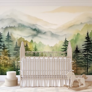 Forest Wallpaper Peel and Stick Wallpaper Removable Traditional Pre ...