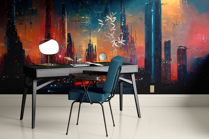 City Wallpaper Peel and Stick Wallpaper Removable Traditional Pre ...