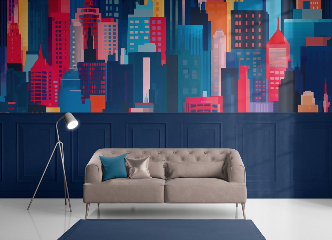 City Wallpaper Peel and Stick Wallpaper Removable Traditional Pre ...