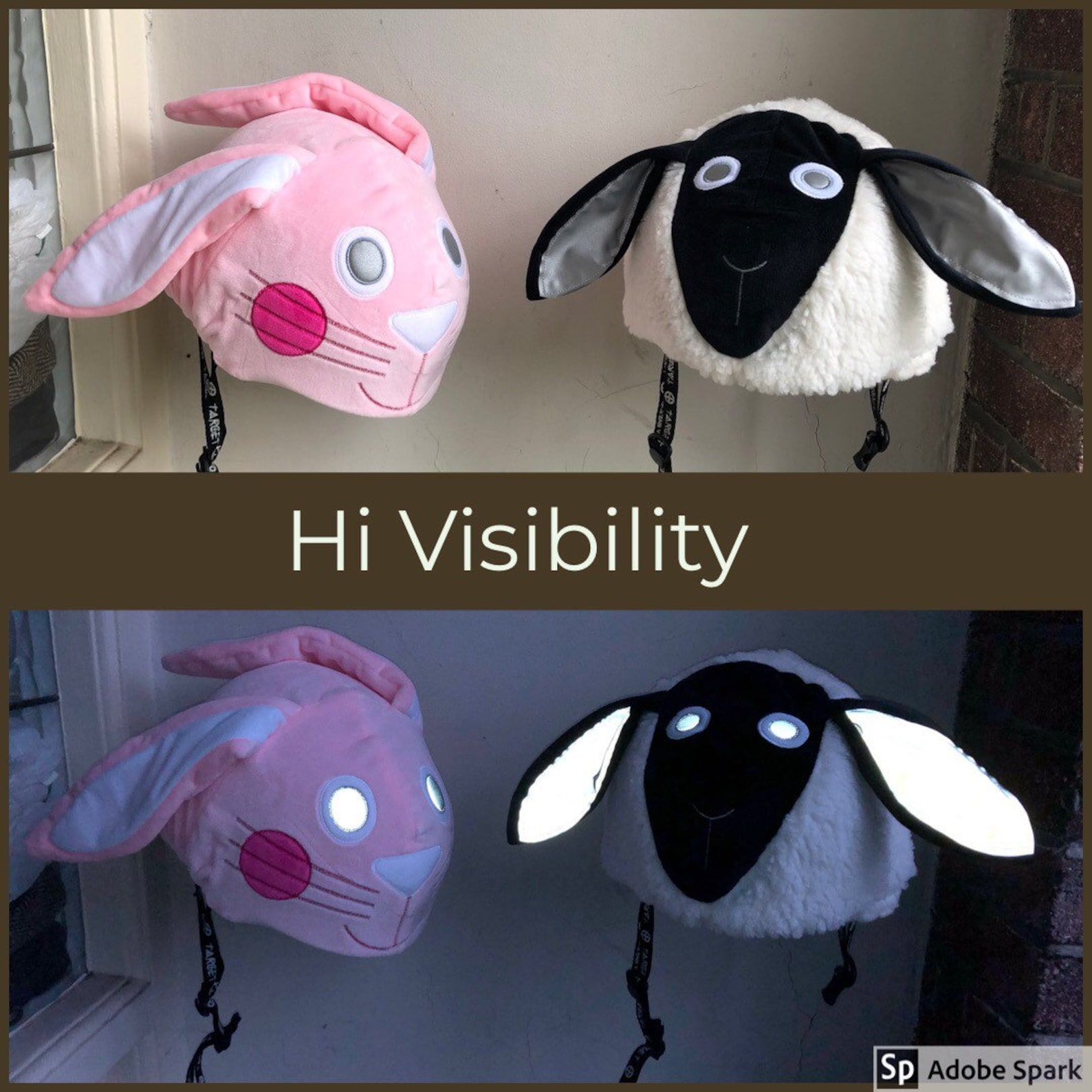 Sheep Ski Helmet Topper for Equestrian Bike or Ski Helmets | Etsy