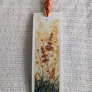 Original Spring Floral Themed Watercolor Bookmark - Etsy