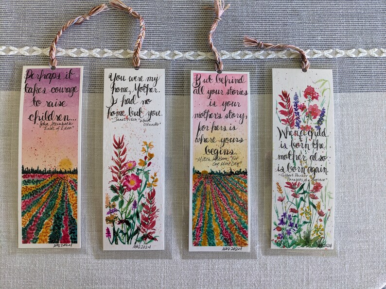 One of a Kind Hand Lettered Mother's Day Gift Floral Gilbert Parker ...