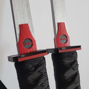 Full Set WOOD Deadpool Inspired Scabbard Set. - Etsy