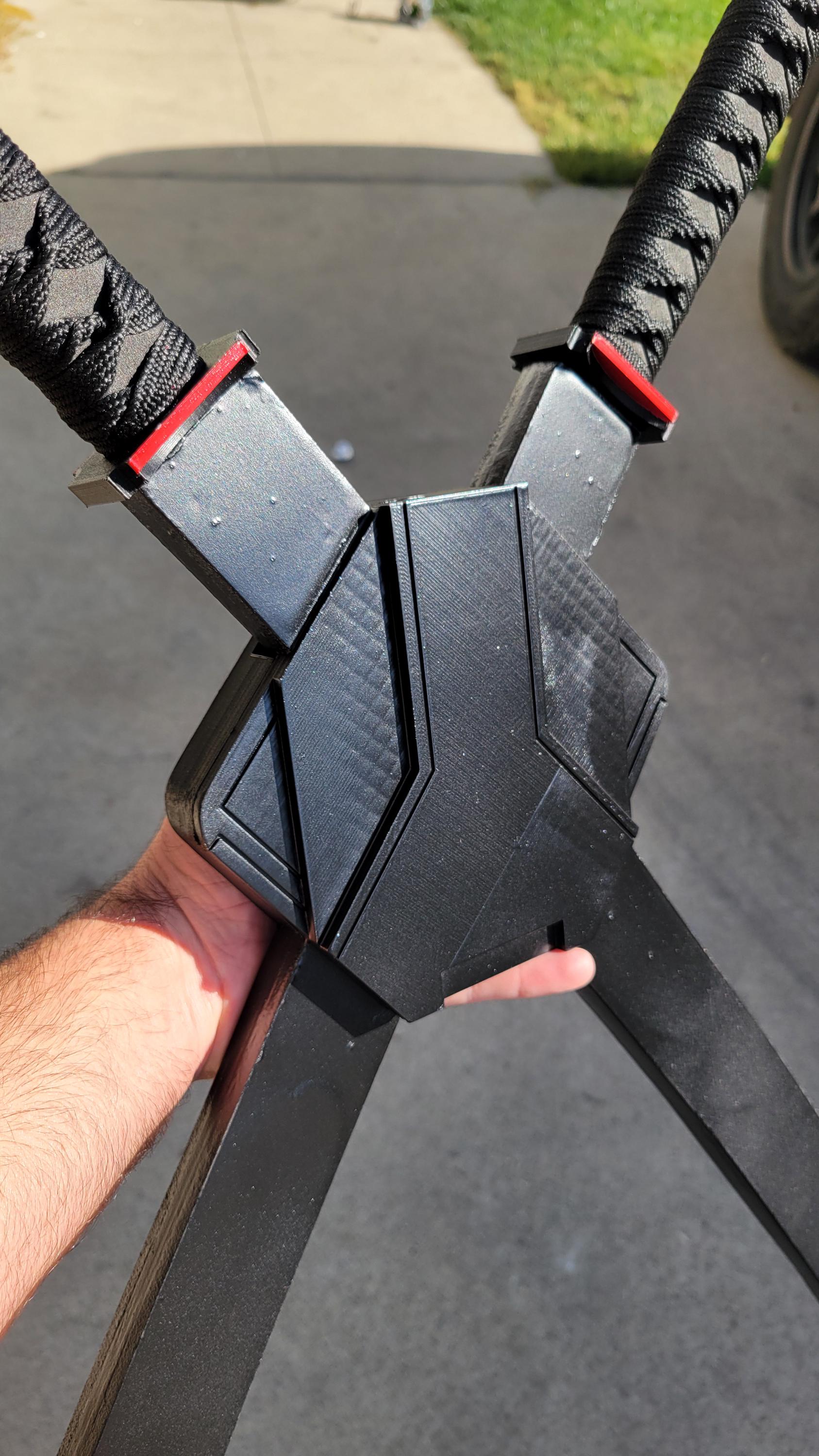 Full Set WOOD Deadpool Inspired Scabbard Set. - Etsy