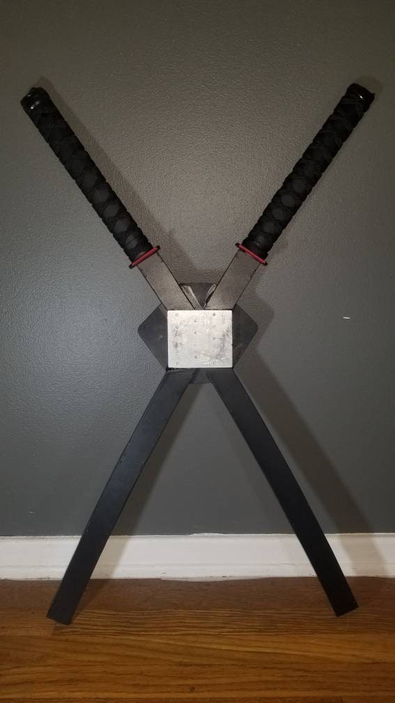 Full Set Wood Deadpool Inspired Scabbard Set. - Etsy