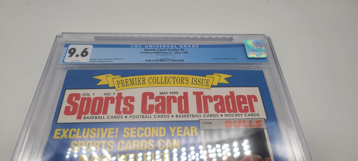 Sports Card Trader Magazine CGC Graded 9.6 Premier Collectors | Etsy