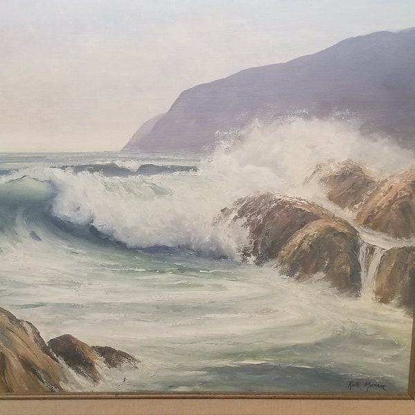 Oil Painting Sea - Etsy