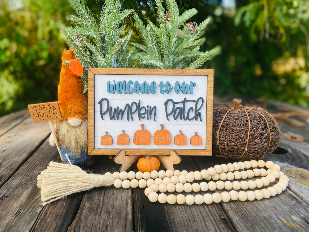 Personalized Gifts - Personalized Halloween Sign - Our Pumpkin Patch ...