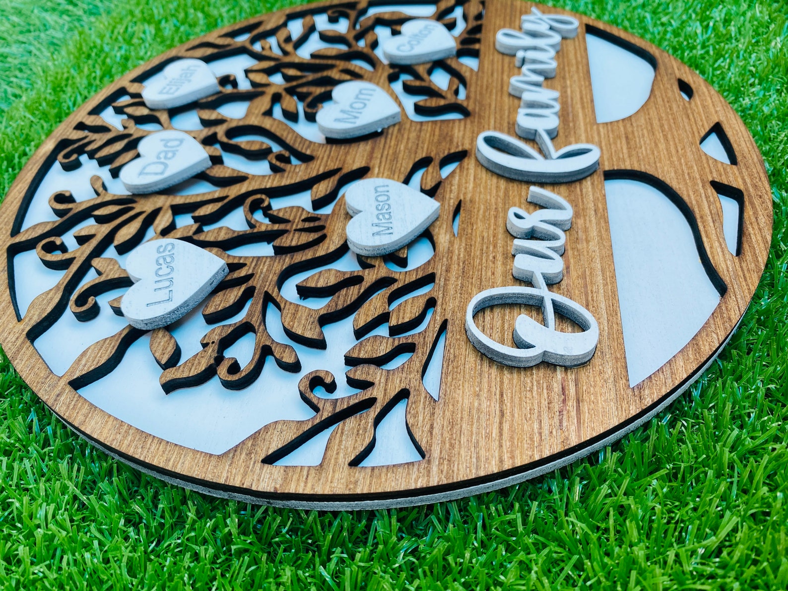 Our Family Tree With Names Fully Customizable Home Decor - Etsy