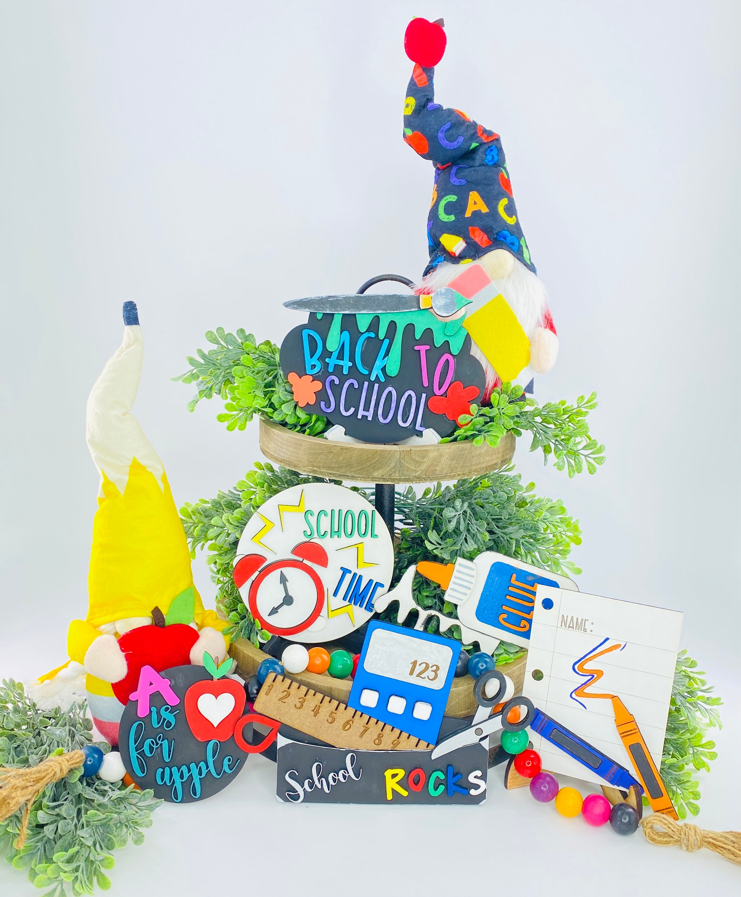 Back to School Tiered Tray Mini Signs Homeschoolhome Decor - Etsy