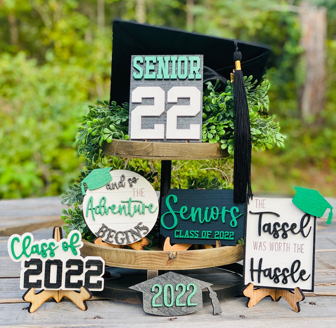 Graduation, Senior 2024, Tier Tray Decor, Class of 2024, Home Decor ...