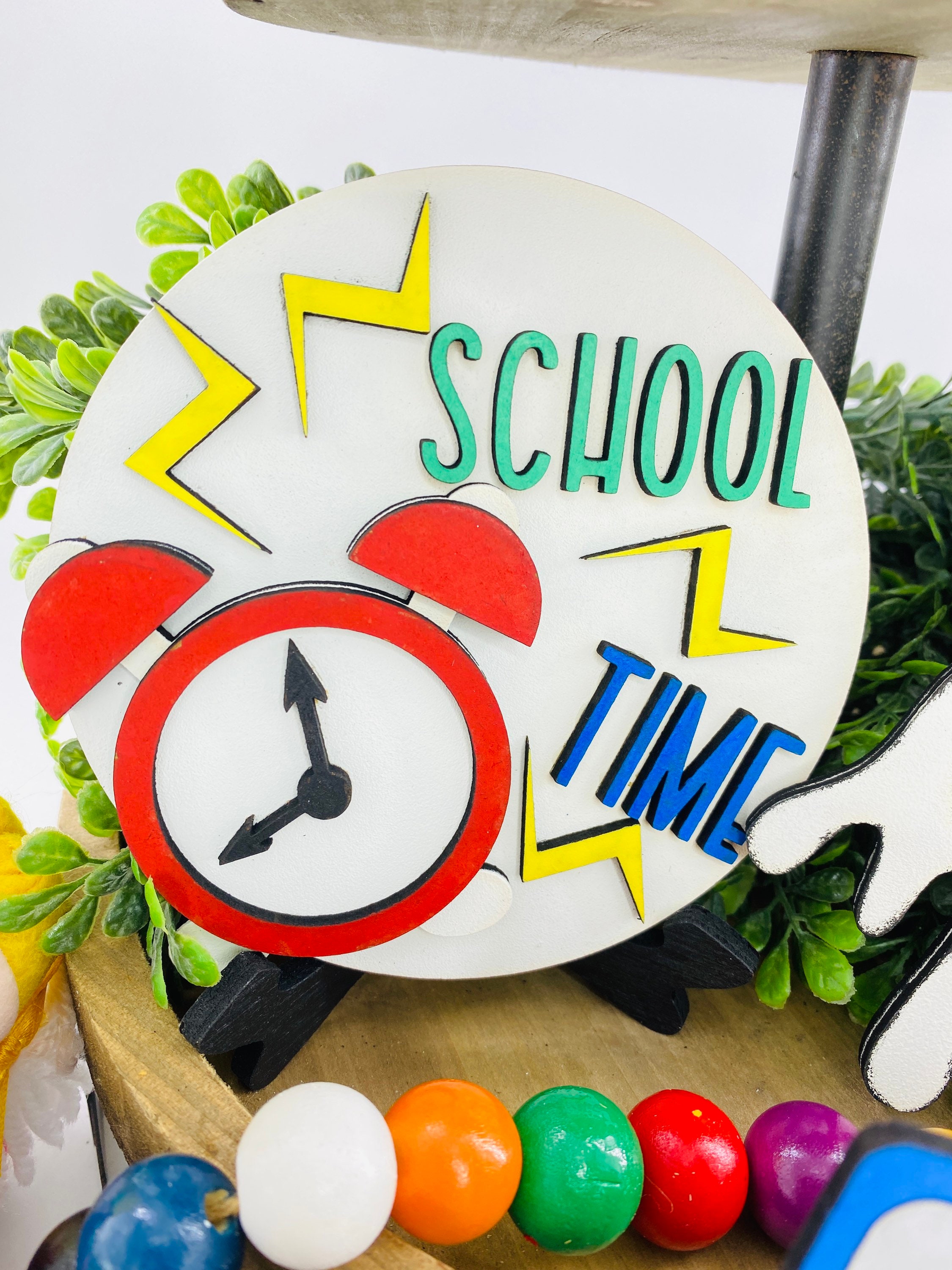 Back to School Tiered Tray Mini Signs Homeschoolhome Decor - Etsy