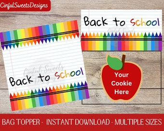 One Smart Cookie Back to School Cookie Topper / Teacher Appreciation ...