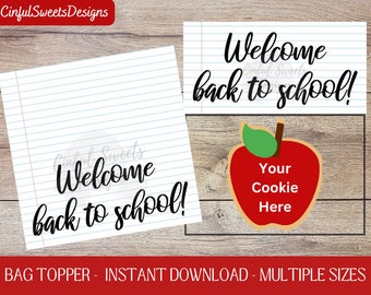 One Smart Cookie Back to School Cookie Topper / Teacher Appreciation ...