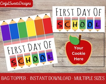 One Smart Cookie Back to School Cookie Topper / Teacher Appreciation ...